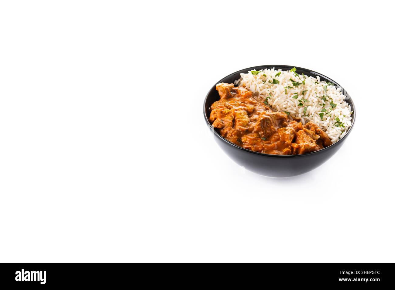 Chicken curry set Cut Out Stock Images & Pictures - Alamy