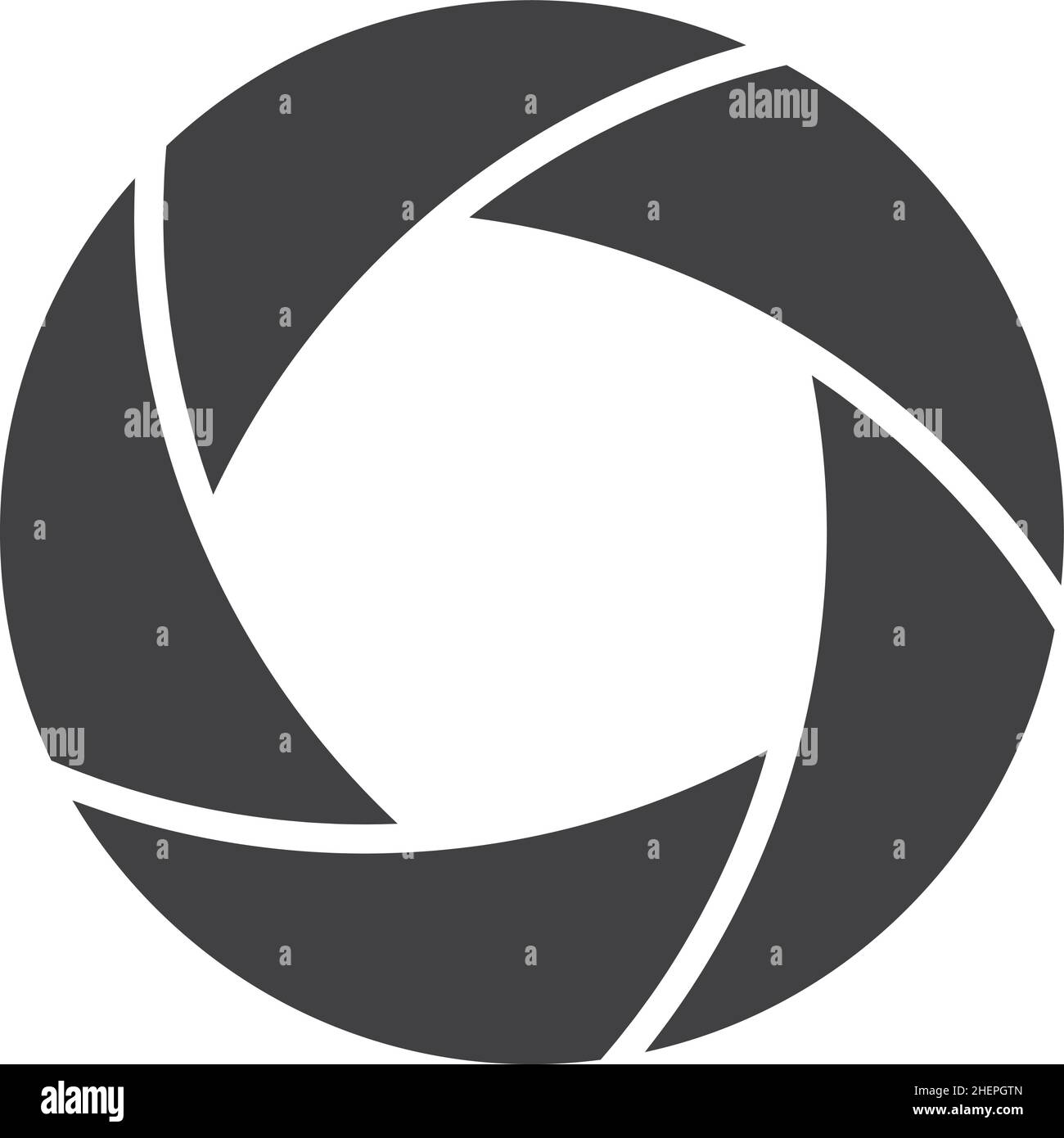 Diafragm icon. Camera aperture symbol. Optical lens focus sign Stock ...