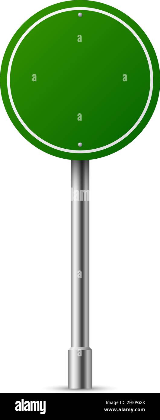 Sign road round board Stock Vector Images - Alamy