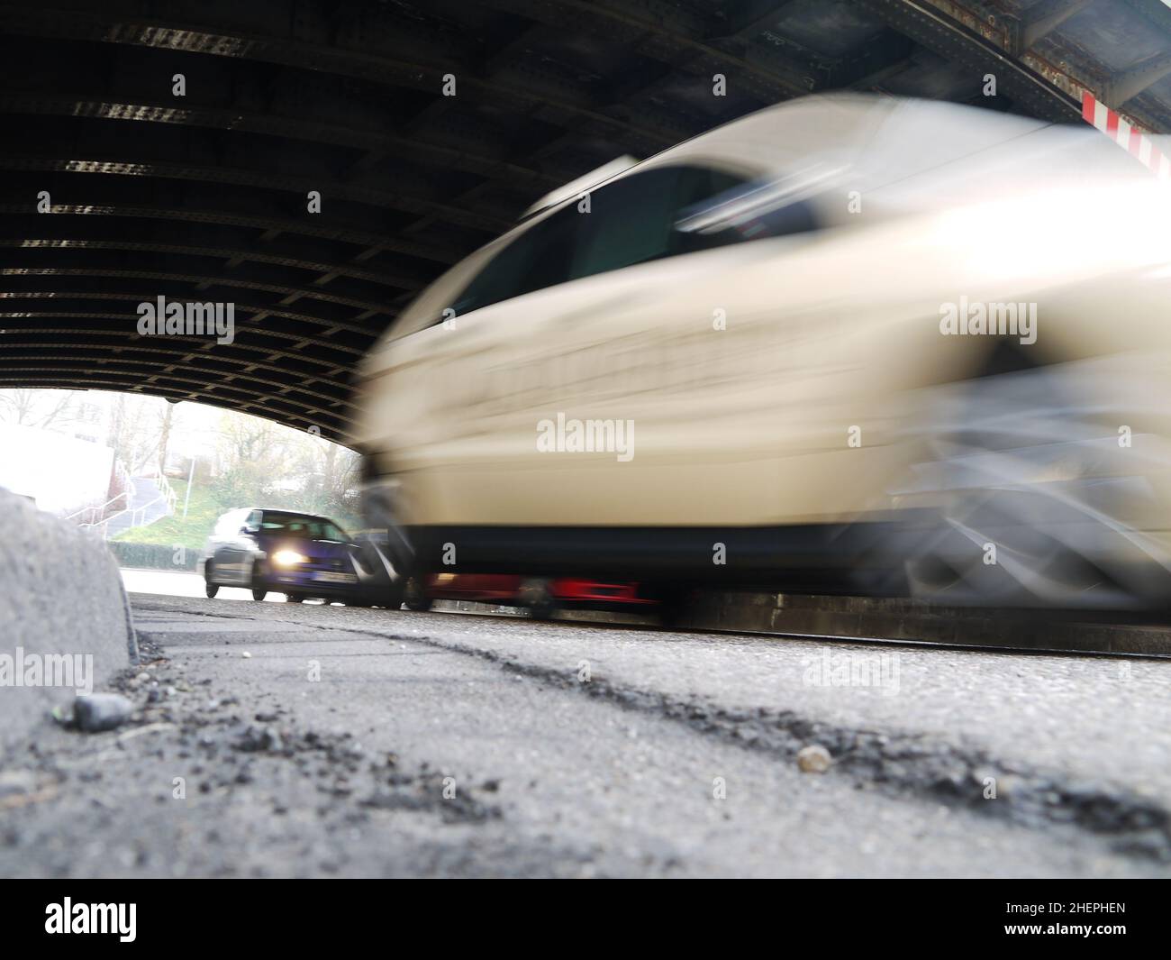 Cars driving through tunnel hi-res stock photography and images - Alamy