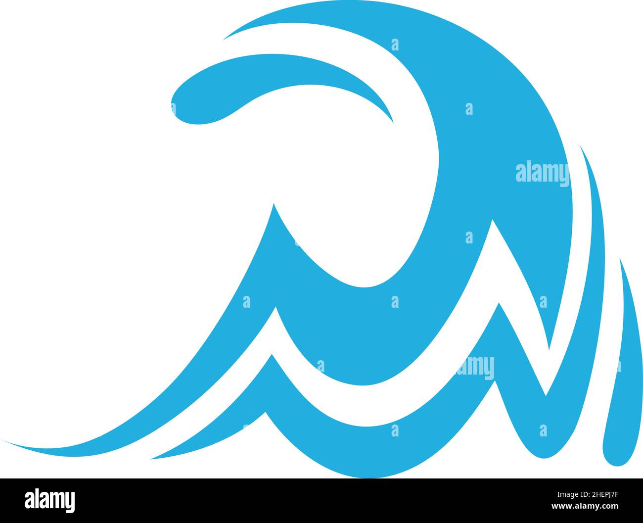 Wave icon. Water motion symbol. Clean nature sign Stock Vector Image ...