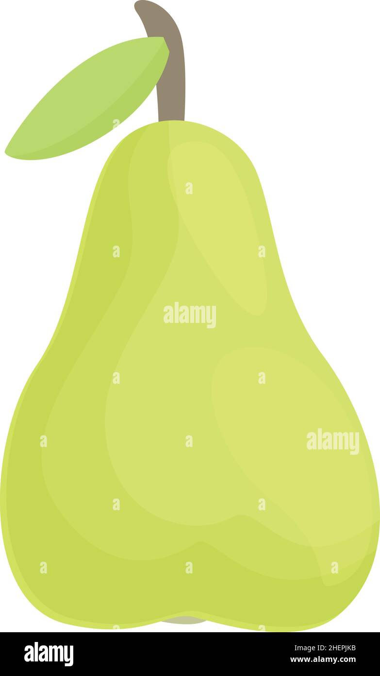 Pear icon cartoon vector. Green market. Sweet food Stock Vector Image ...