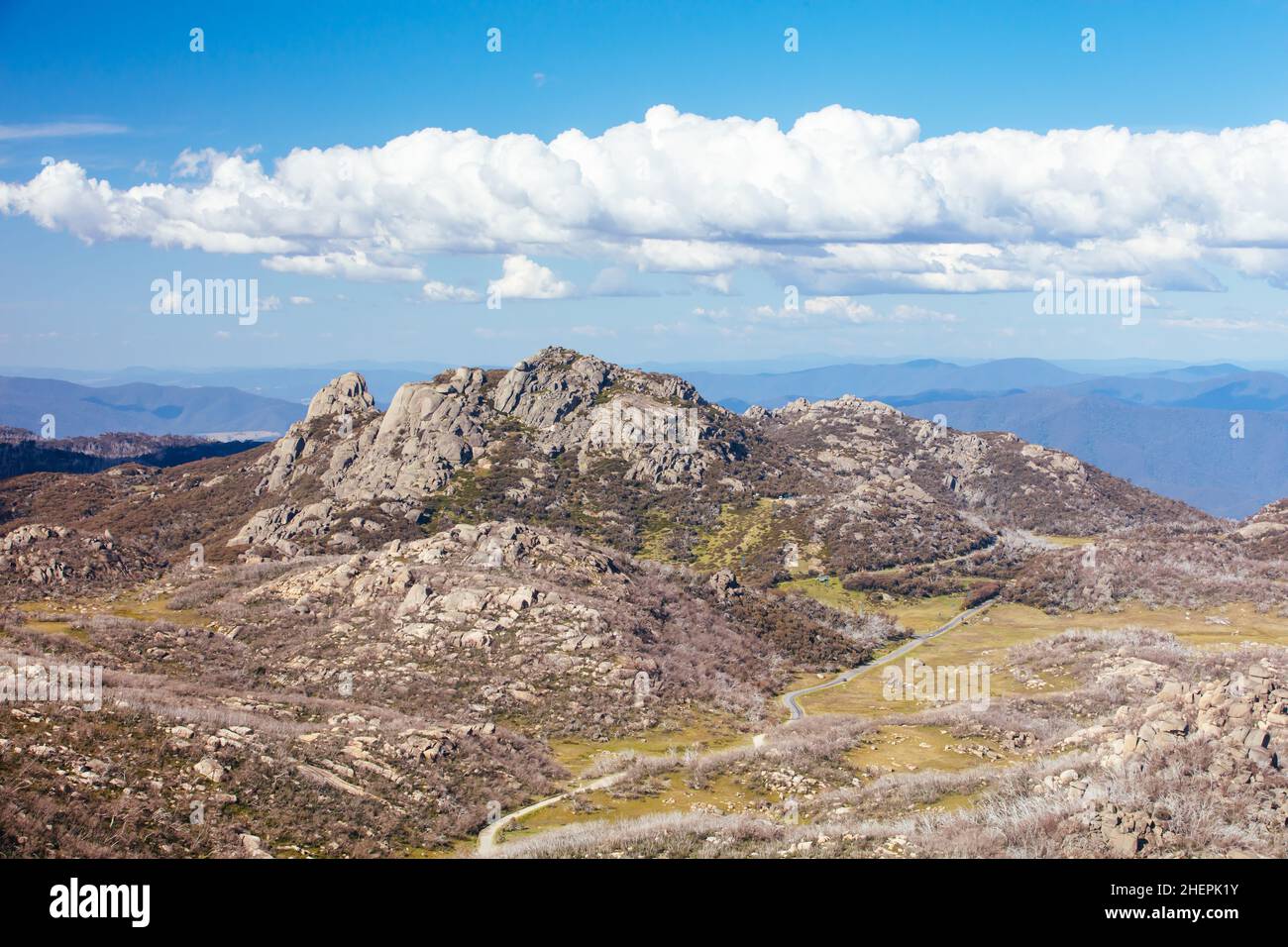 Mt Buffalo View in Australia Stock Photo - Alamy