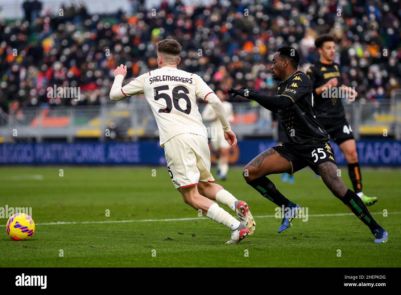 Pier Luigi Penzo stadium, Venice, Italy, January 09, 2022, Milan's ...