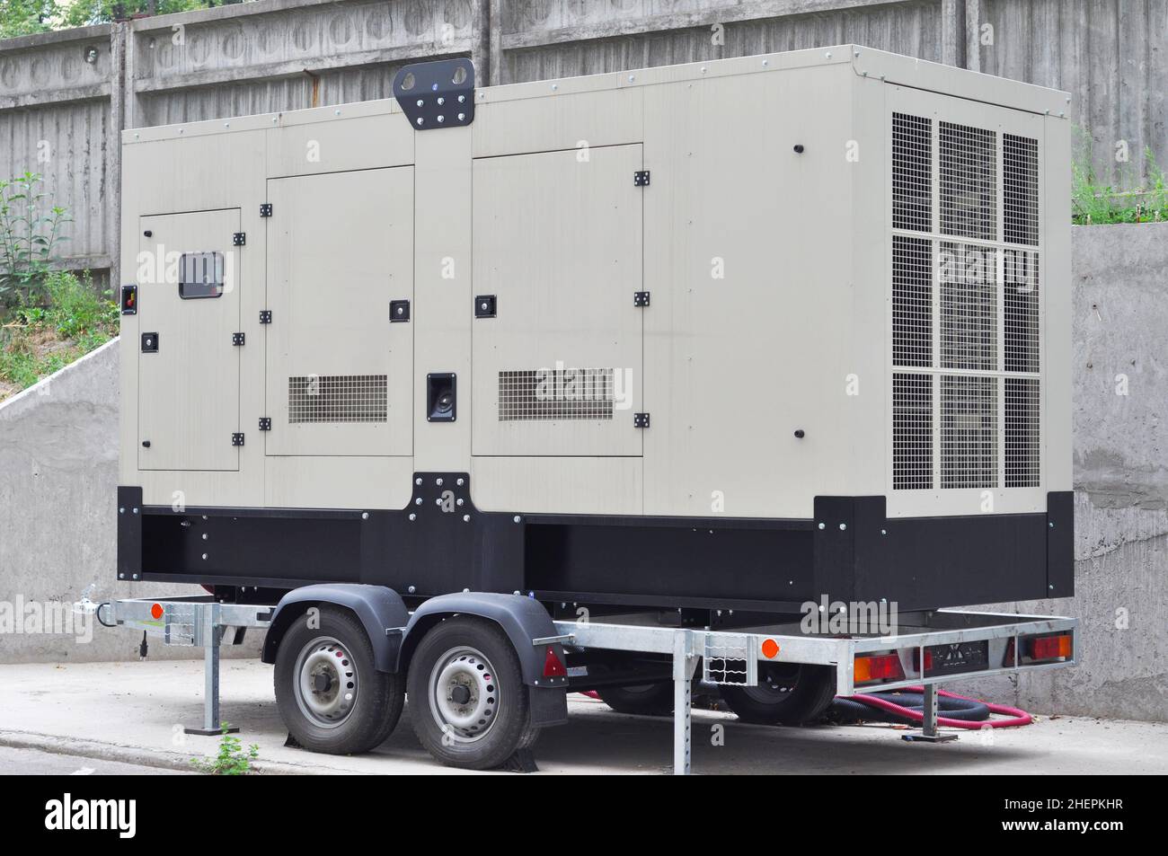 Commercial backup generator. A standby generator is a back-up ...