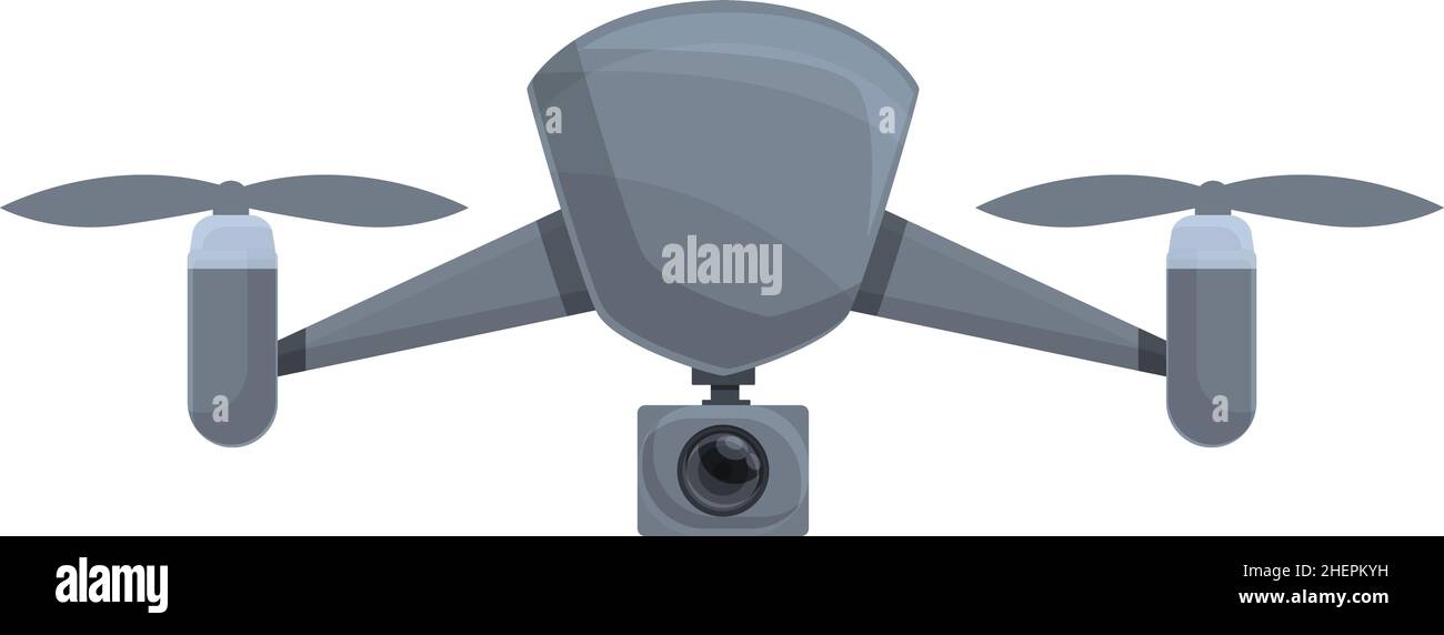 Drone camera icon cartoon vector. Aerial control. Video air Stock ...