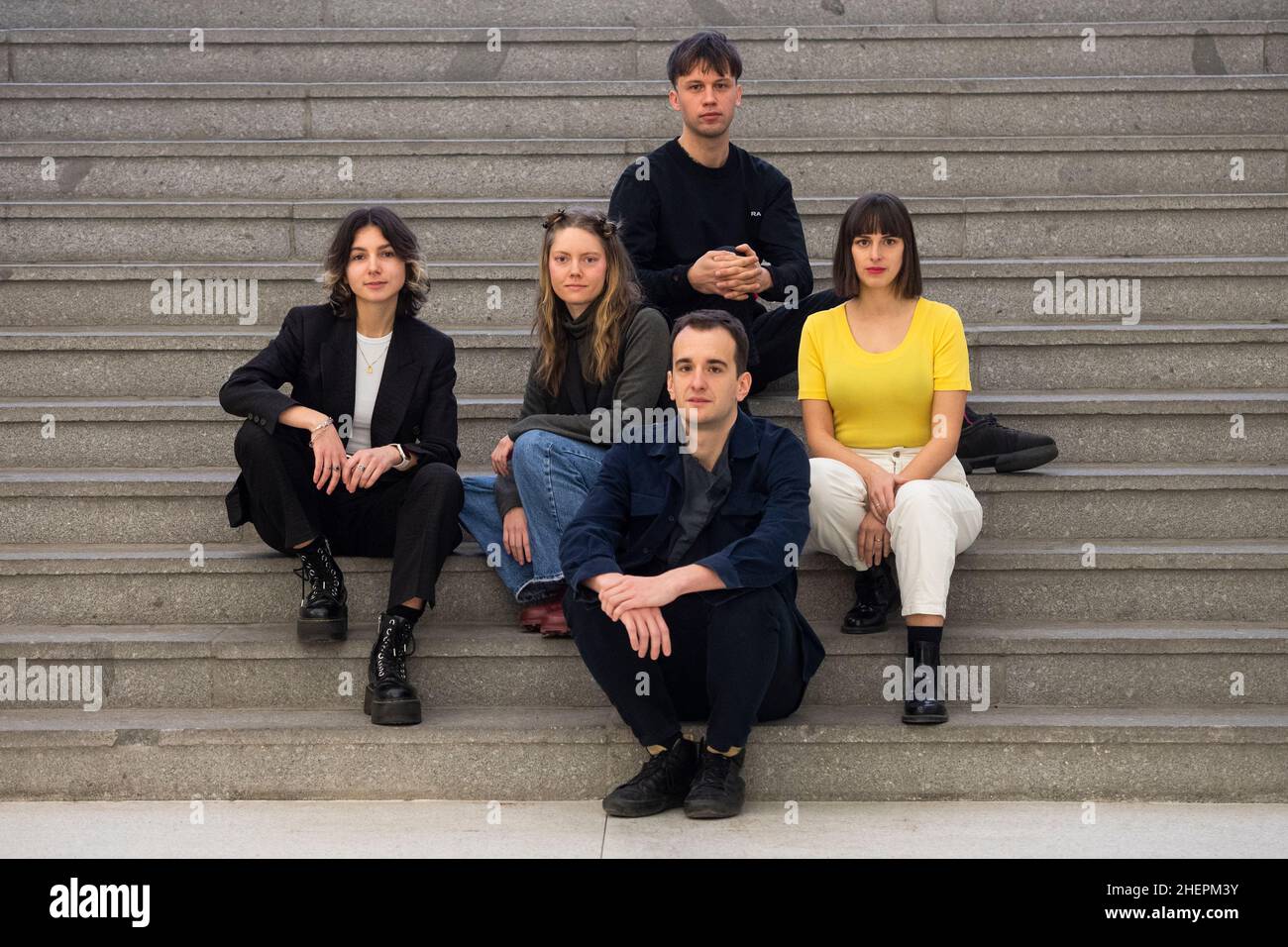 Prague, Czech Republic. 12th Jan, 2022. Ezra Simek, from left, Olga ...