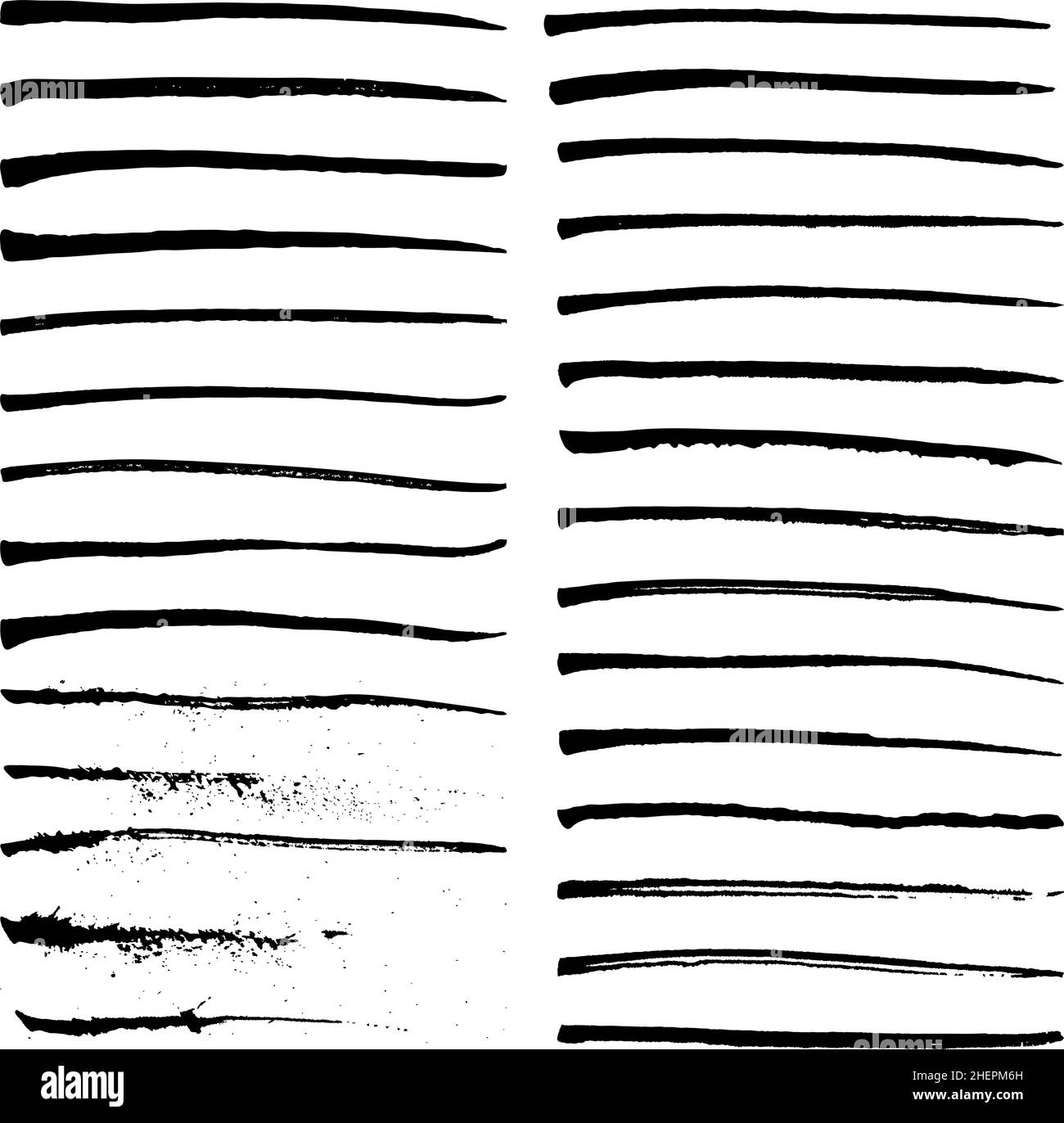 Ink strokes Stock Vector Images - Alamy