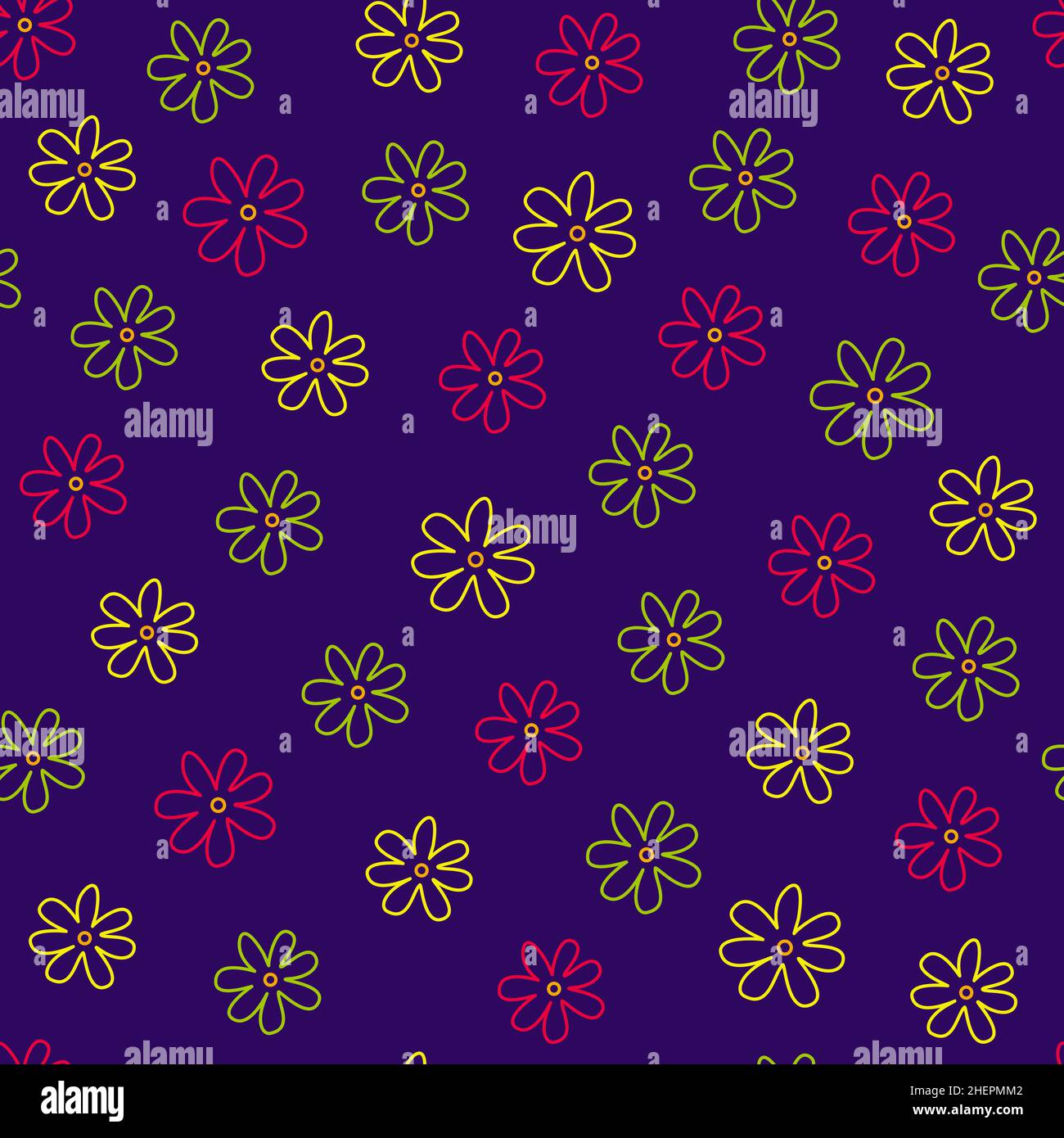 Seamless floral pattern, vector illustration Stock Vector Image & Art ...