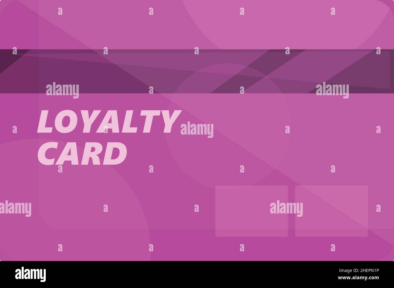 Loyalty card icon cartoon vector. Customer program. Client gift Stock ...