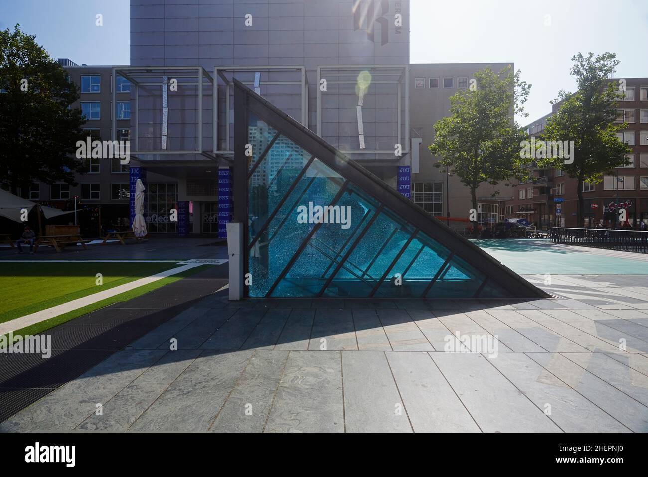 Schouwburgplein square in the city centre of Rotterdam Stock Photo - Alamy