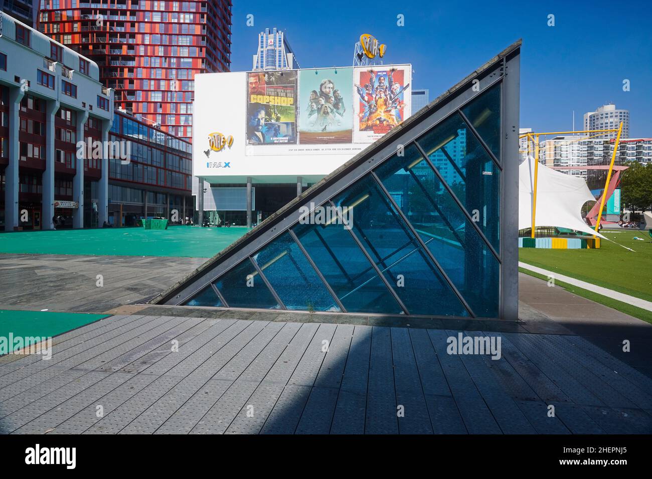 Schouwburgplein square in the city centre of Rotterdam Stock Photo - Alamy