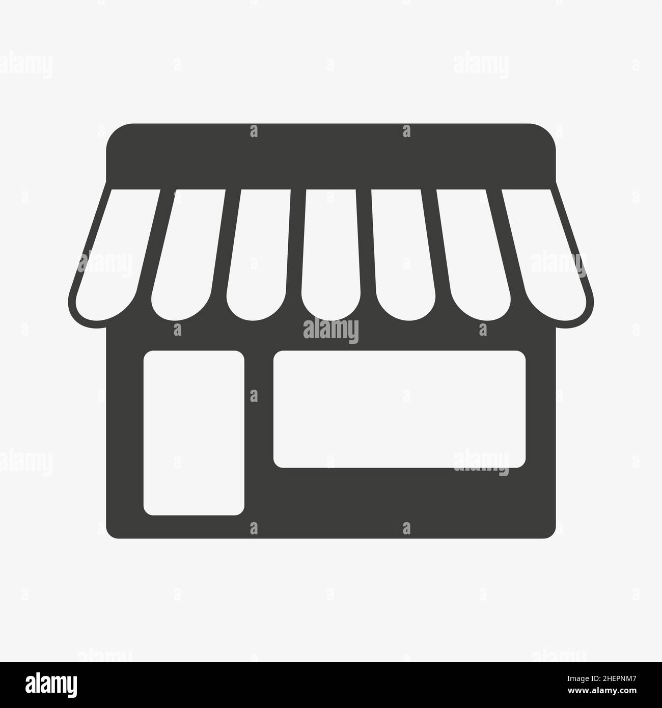 Vector icon of a store. Shop sign symbol Stock Vector Image & Art - Alamy