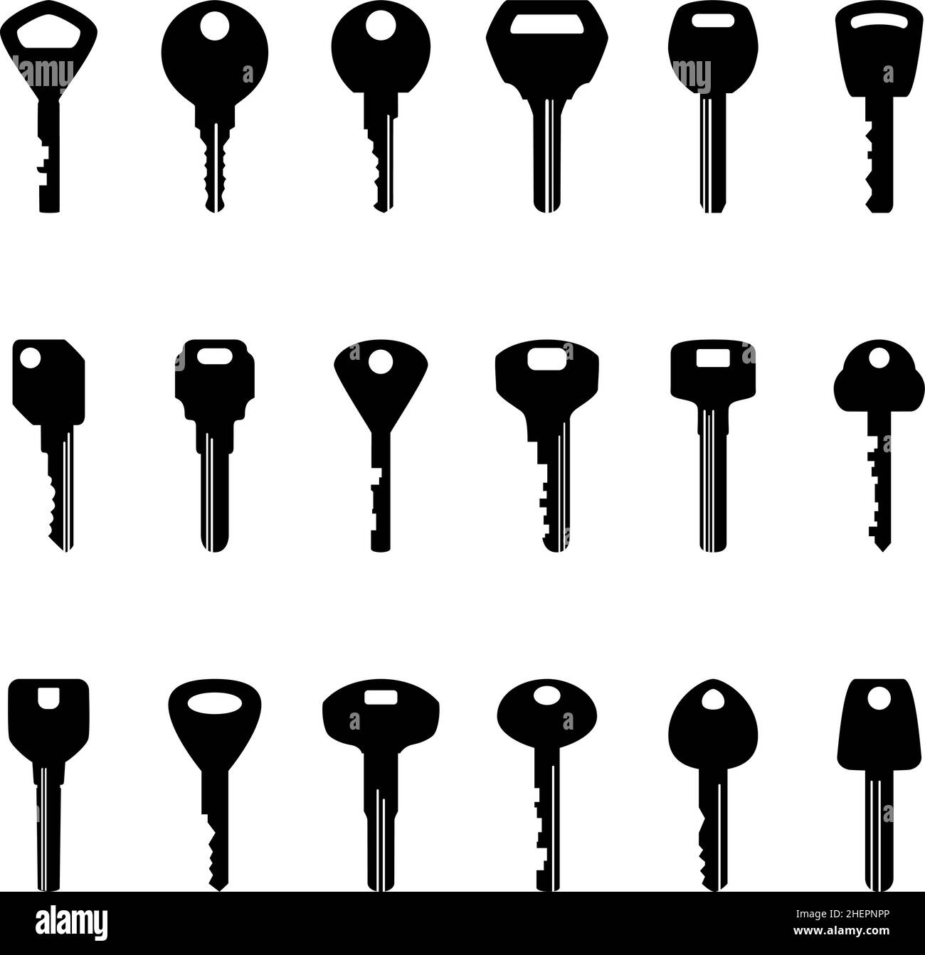 Old skeleton key vector Black and White Stock Photos & Images - Alamy