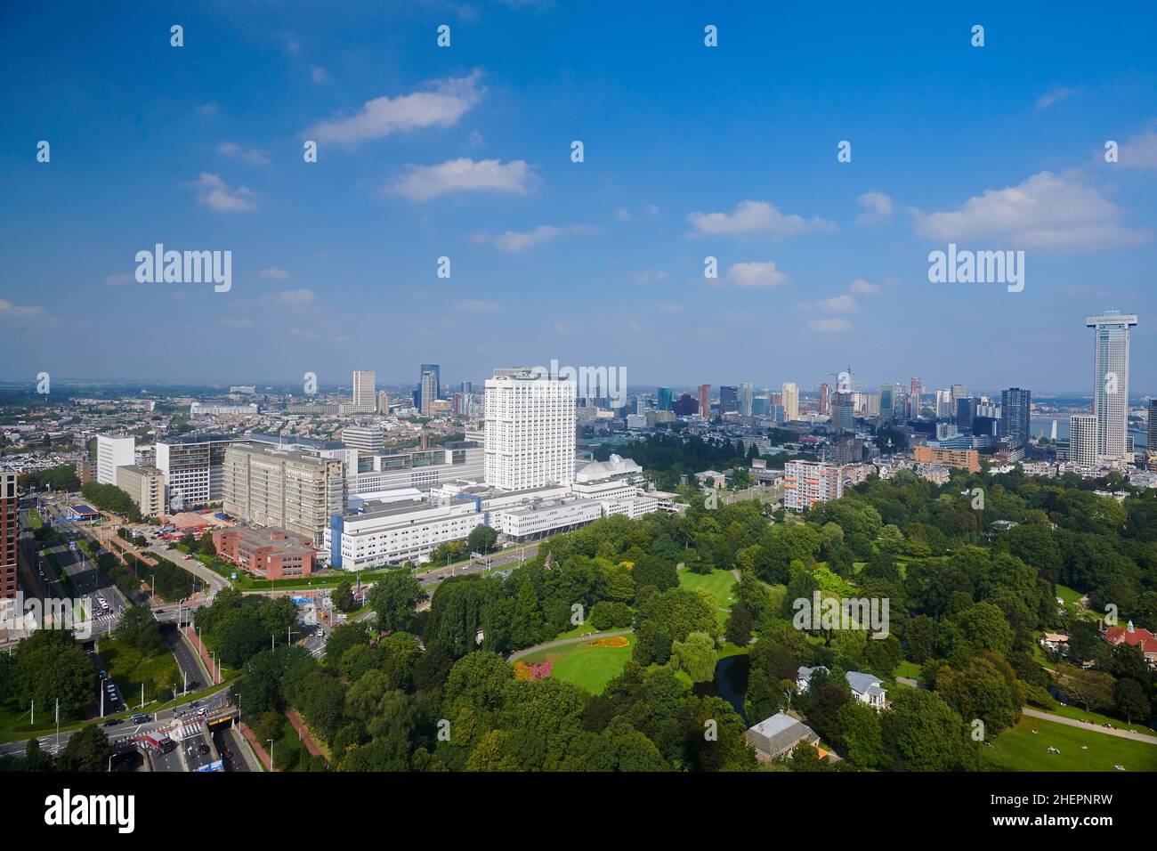 Stunning view of the skyline of Rotterdam Stock Photo - Alamy