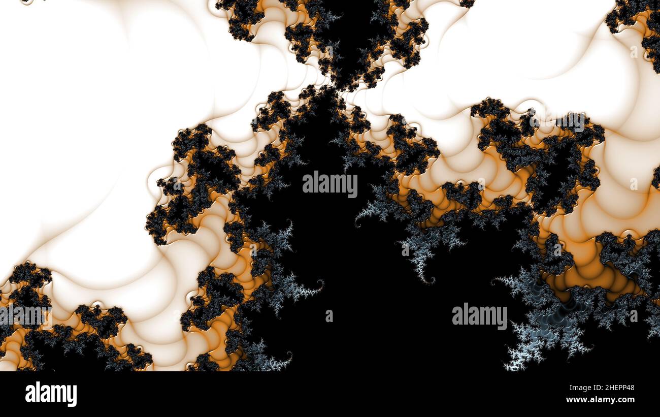 Abstract Computer generated Fractal design. A fractal is a never-ending ...