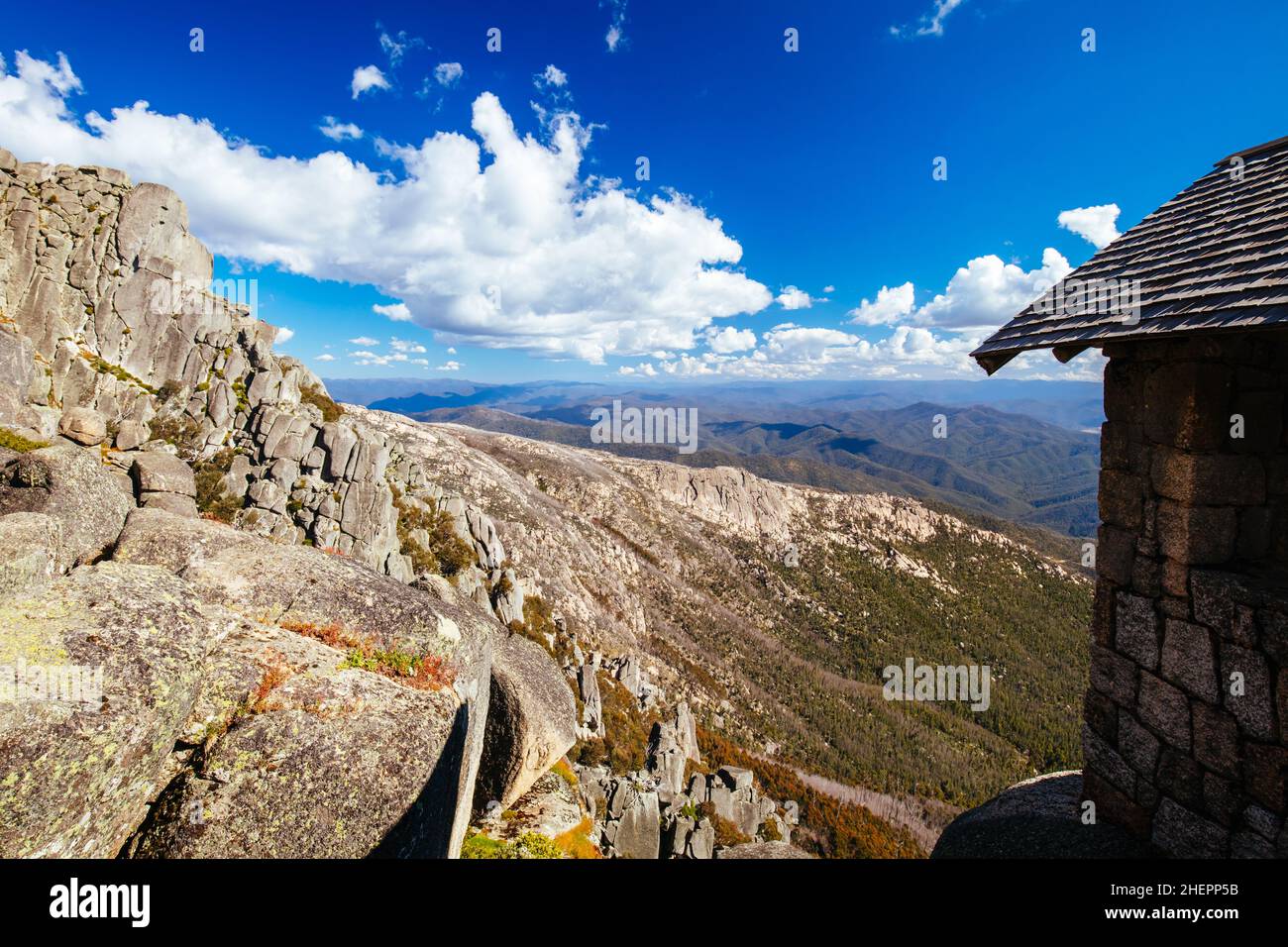 Mt Buffalo View in Australia Stock Photo - Alamy