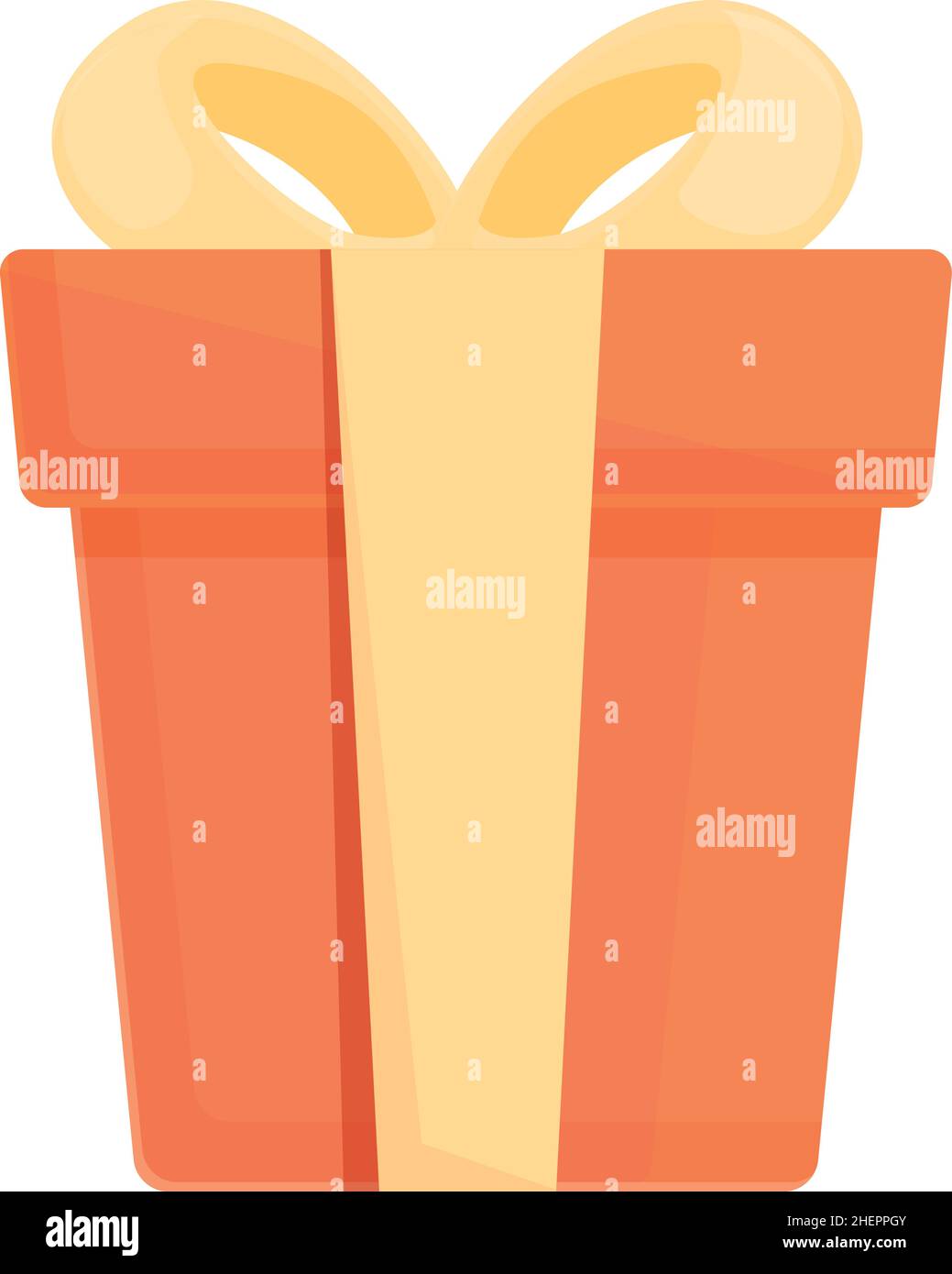 Loyalty gift box icon cartoon vector. Customer card. Client reward ...