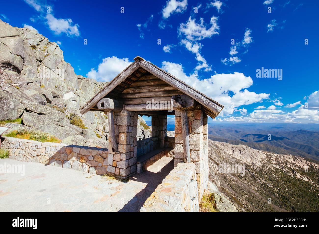 Mt Buffalo View in Australia Stock Photo - Alamy