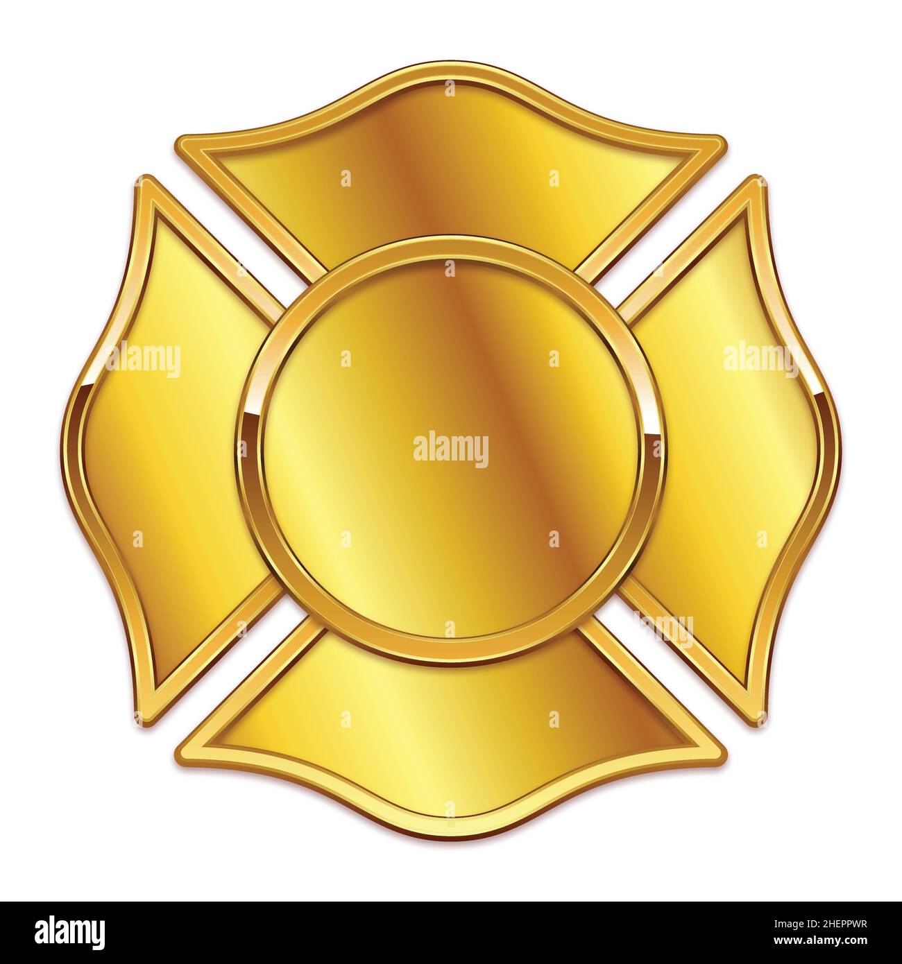 Firefighter Emblem Blank