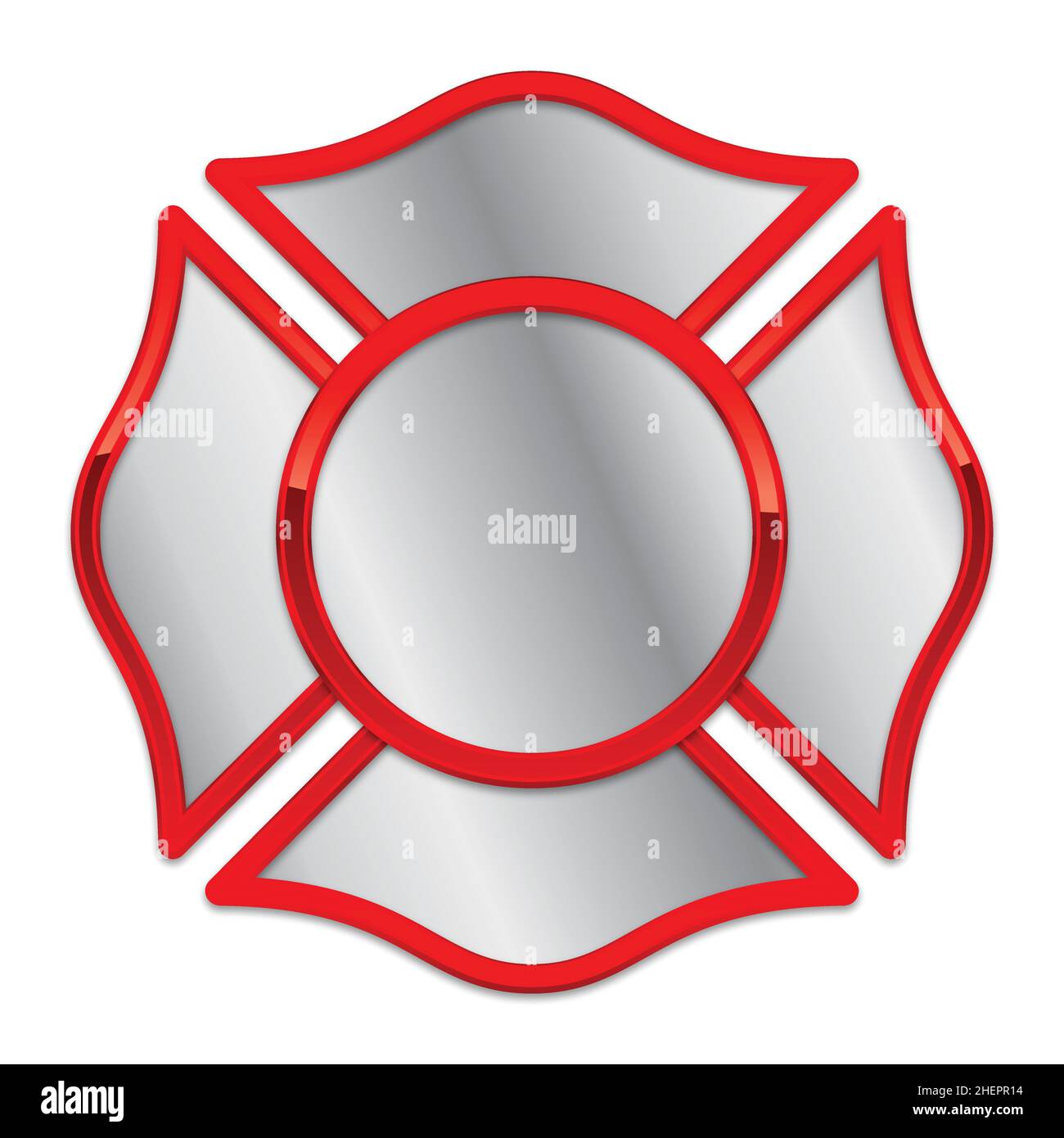 Blank Fire Department Maltese Cross Blank Silver Maltese Image & Photo