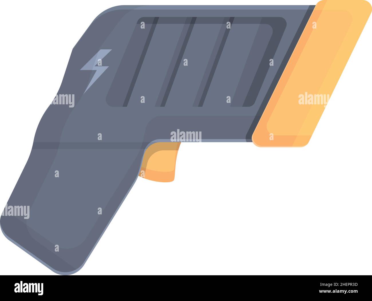 Electric pistol icon cartoon vector. Stun gun. Police taser Stock ...