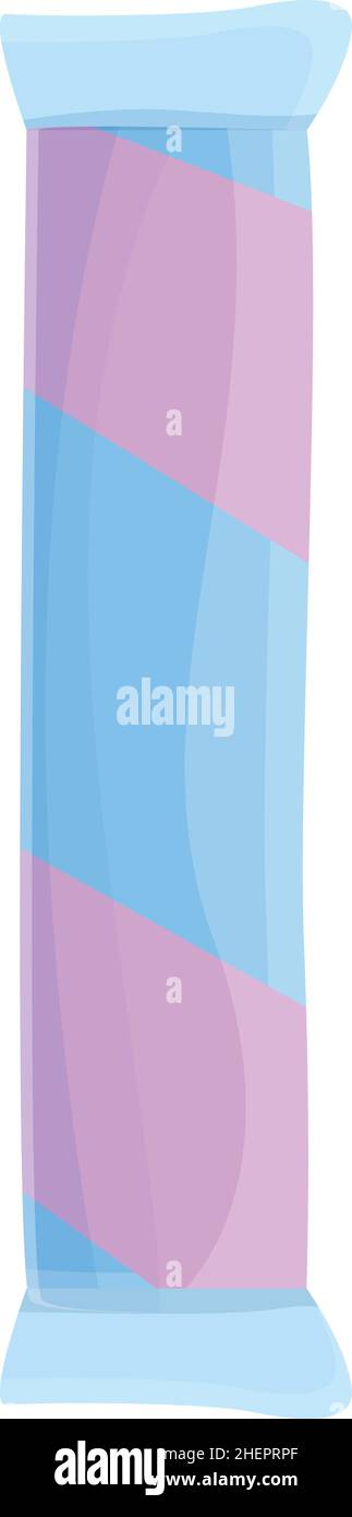 Long candy icon cartoon vector. Christmas bag. Sugar food Stock Vector ...