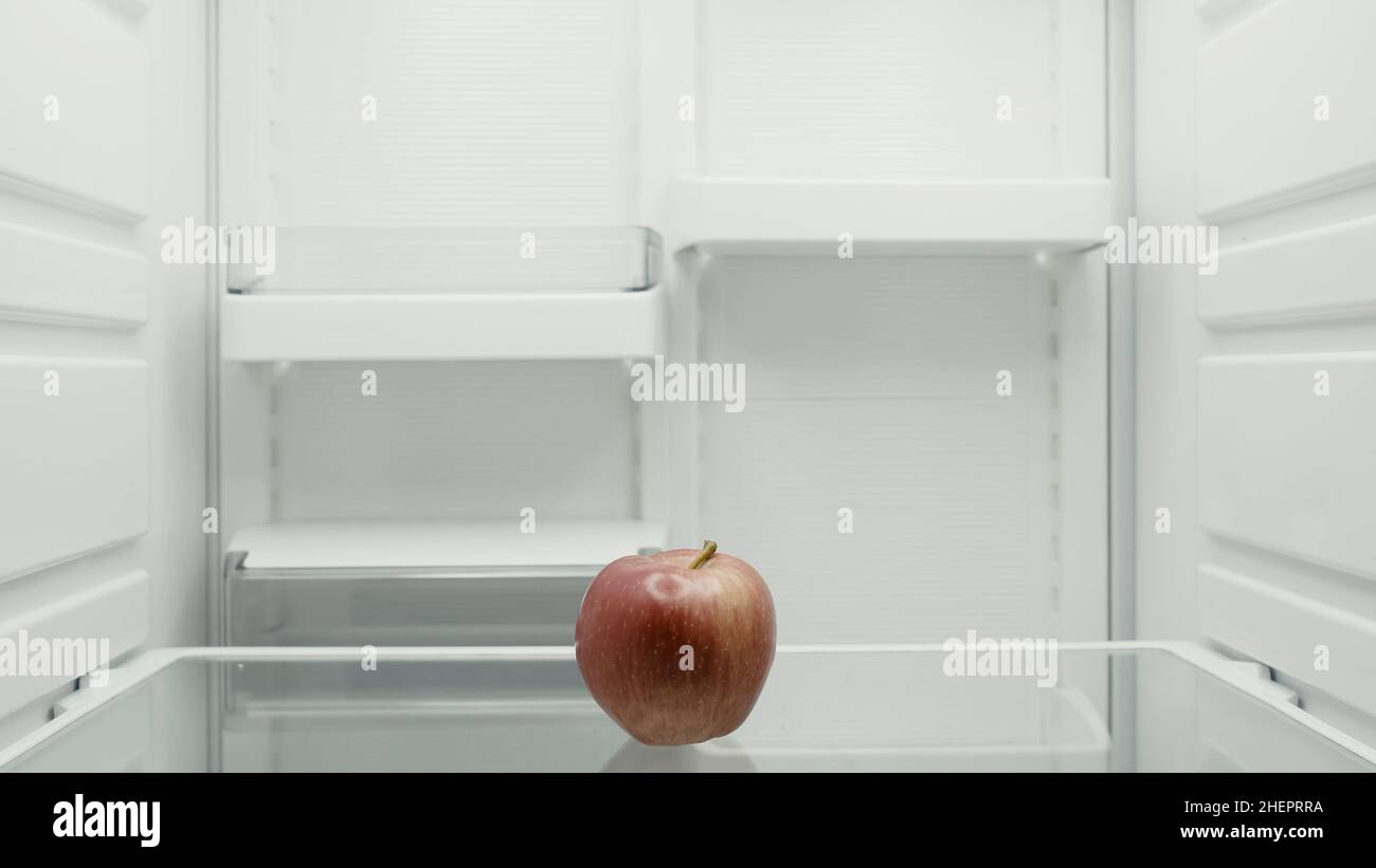 Empty fridge woman hi-res stock photography and images - Alamy
