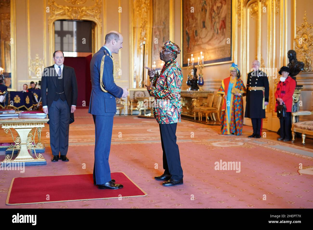 Derrick Evans from Manchester is made an MBE (Member of the Order of ...