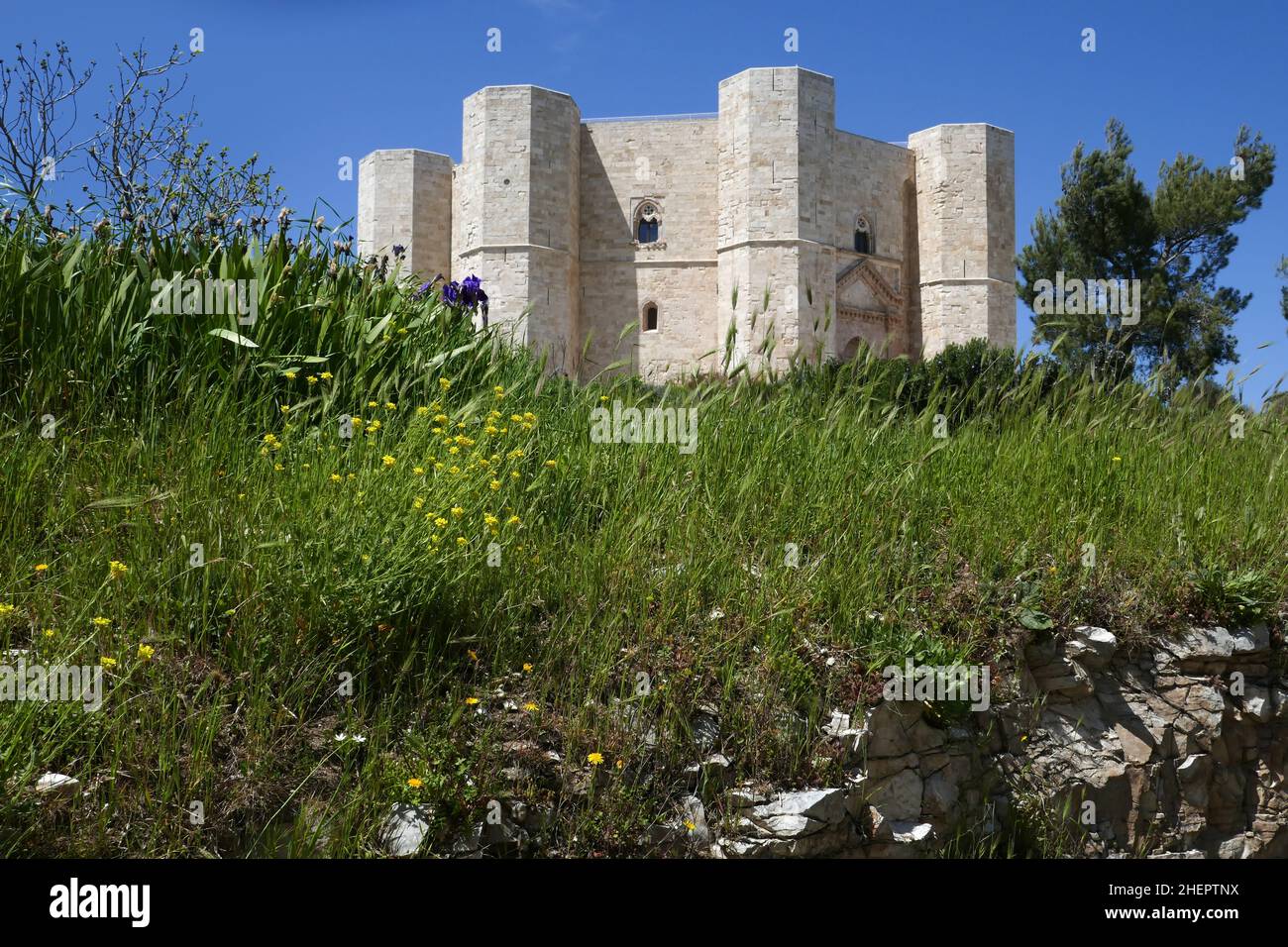 Castel del Monte (Castle of the Mount) in Apulia, Italy. World Heritage ...