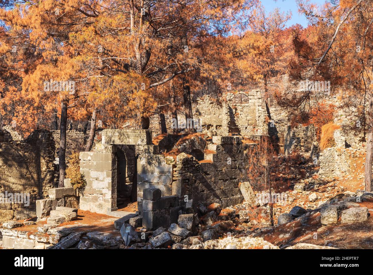 The fine Greco-Roman remains of the town of Seleucia (also known as ...