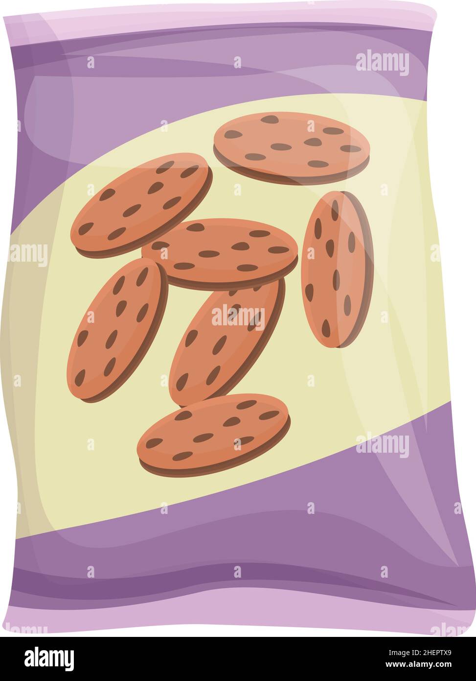 Delicious cookies icon cartoon vector. Chocolate biscuit. Baked dessert ...