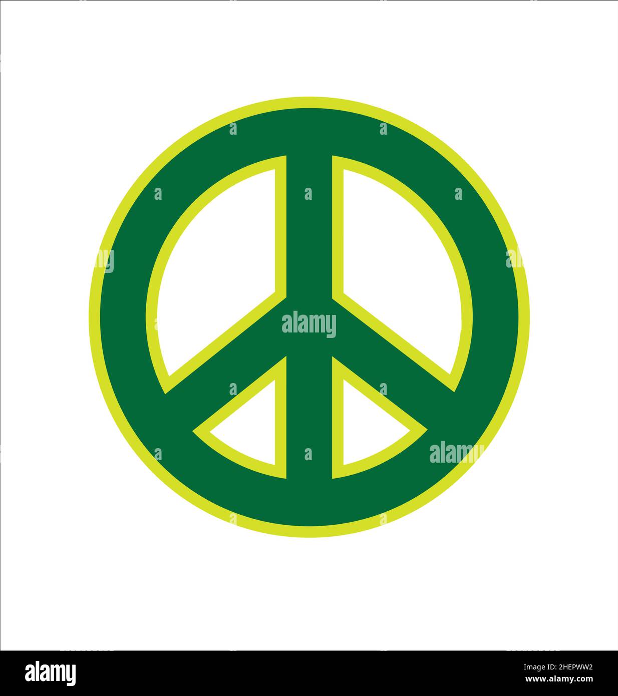 Classic peace symbol logo sign vector isolated on white background ...