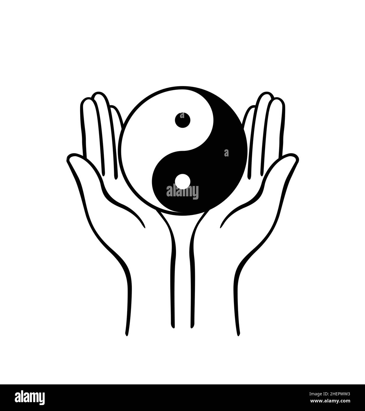 Drawing taoism daoism Stock Vector Images - Alamy