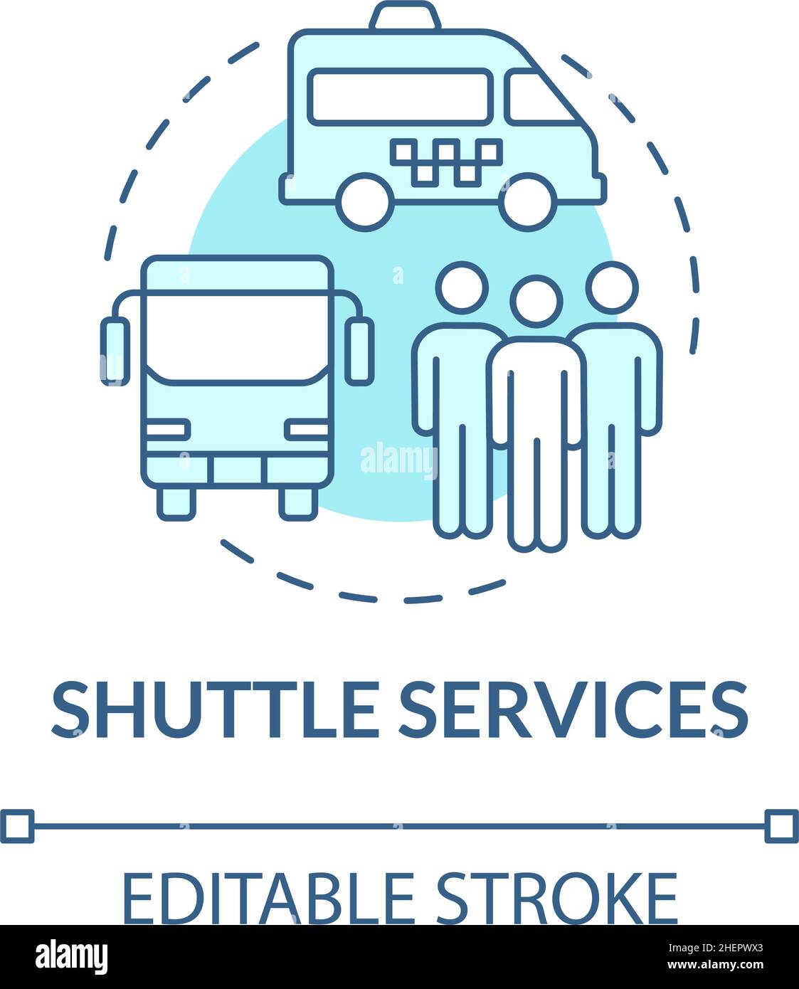 Shuttle bus terminal airport Cut Out Stock Images & Pictures - Alamy