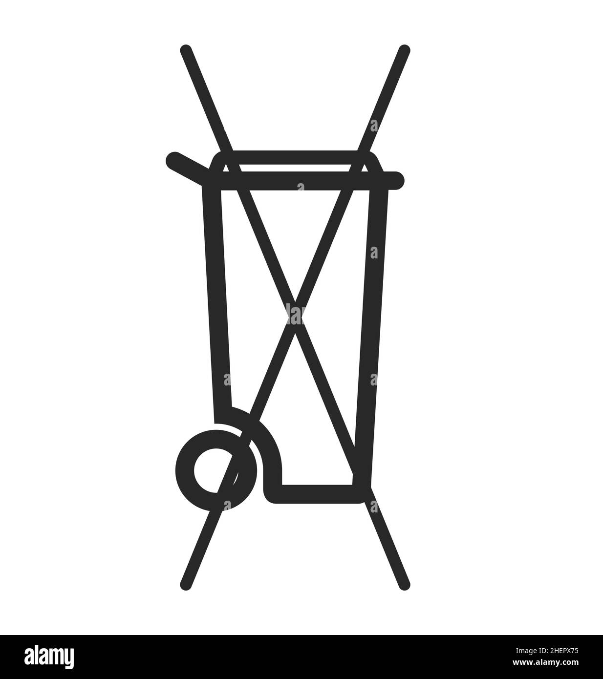 classic do not dispose in bin symbol icon vector isolated on white background Stock Vector Image ...