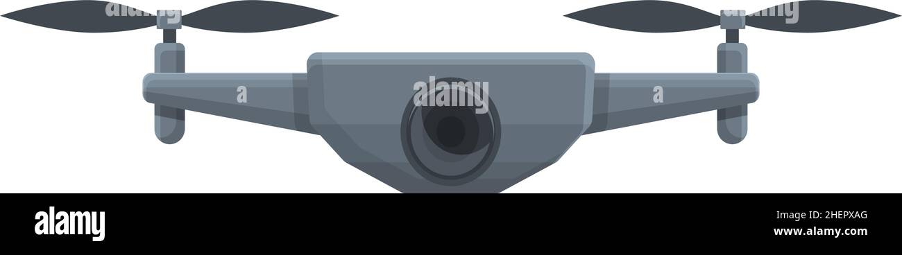 Drone icon cartoon vector. Aerial camera. Video spy air Stock Vector ...