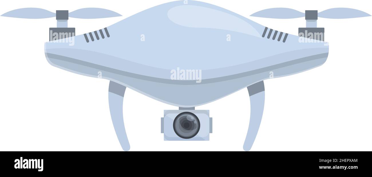 Drone videography icon cartoon vector. Aerial camera. Video control ...