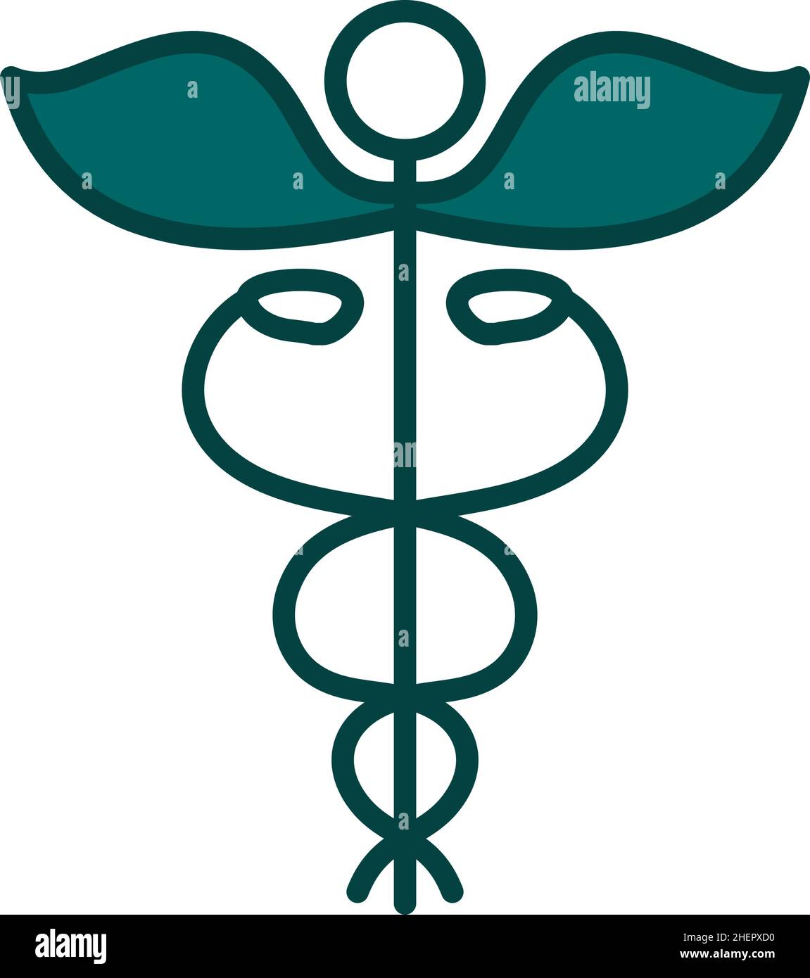 Medicine Sign Icon. Editable Bold Outline With Color Fill Design ...