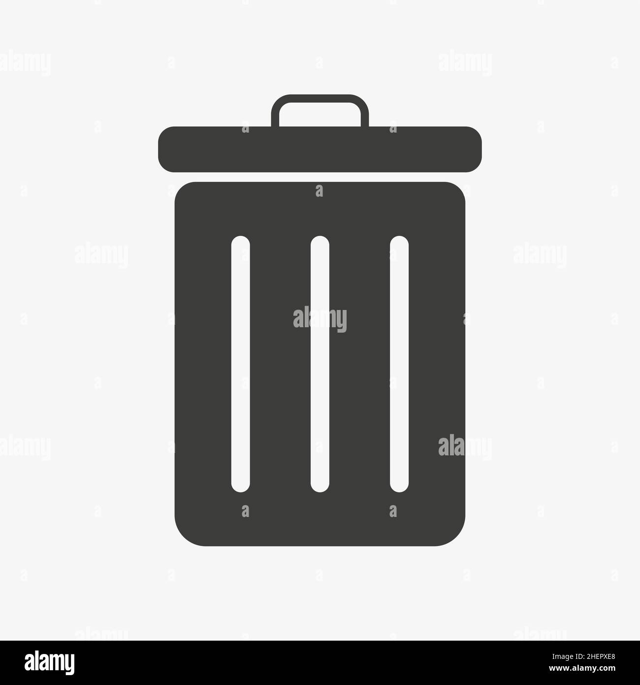 Trash can icon. Dustbin symbol vector. Garbage Stock Vector Image & Art ...