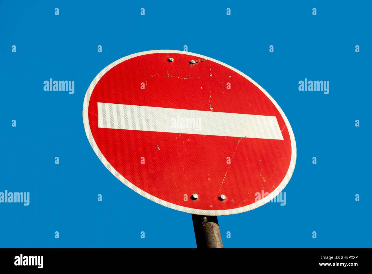 No entry for vehicular traffic sign hi-res stock photography and images ...