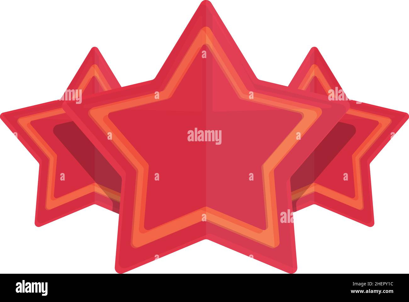 Star loyalty program icon cartoon vector. Customer card. Gift client ...