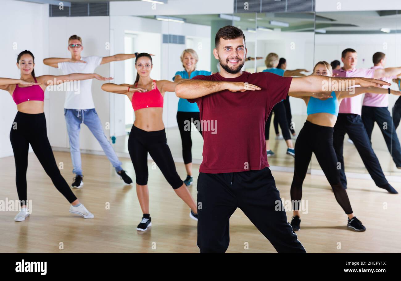 adults of different ages dancing at dance class Stock Photo - Alamy