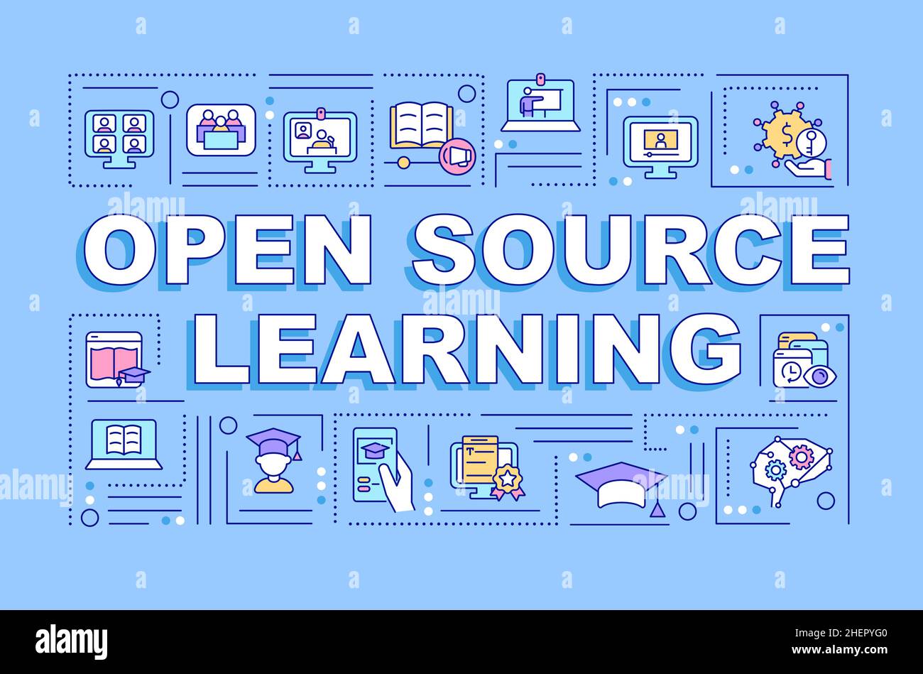 Open source learning word concepts blue banner Stock Vector Image & Art ... Open source learning word concepts blue banner Stock Vector Image & Art ...
