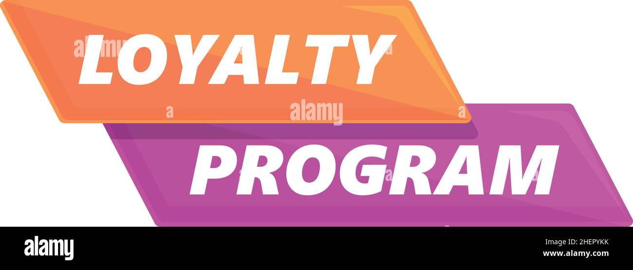 Loyalty program credit icon cartoon vector. Client card. Gift retail ...