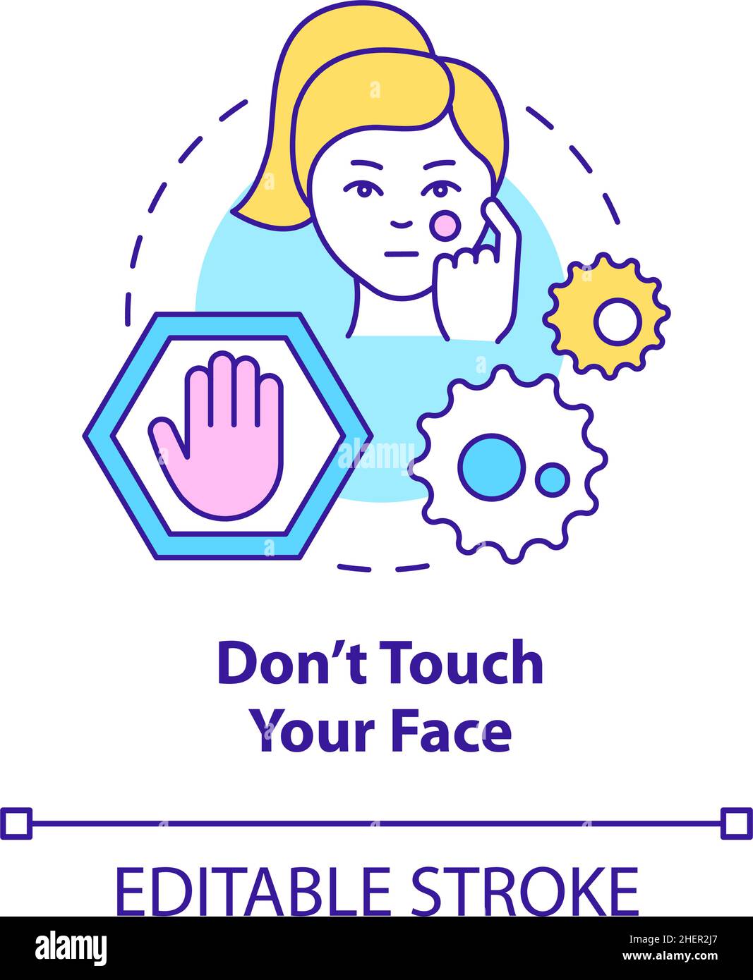 Don´t touch Cut Out Stock Images & Pictures - Alamy