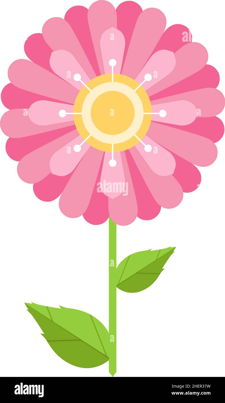 Tall garden flower Stock Vector Images - Alamy