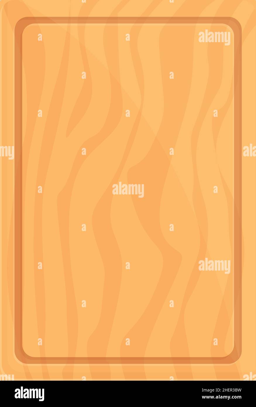 Rectangular board icon cartoon vector. Handmade plate. Good kitchen ...