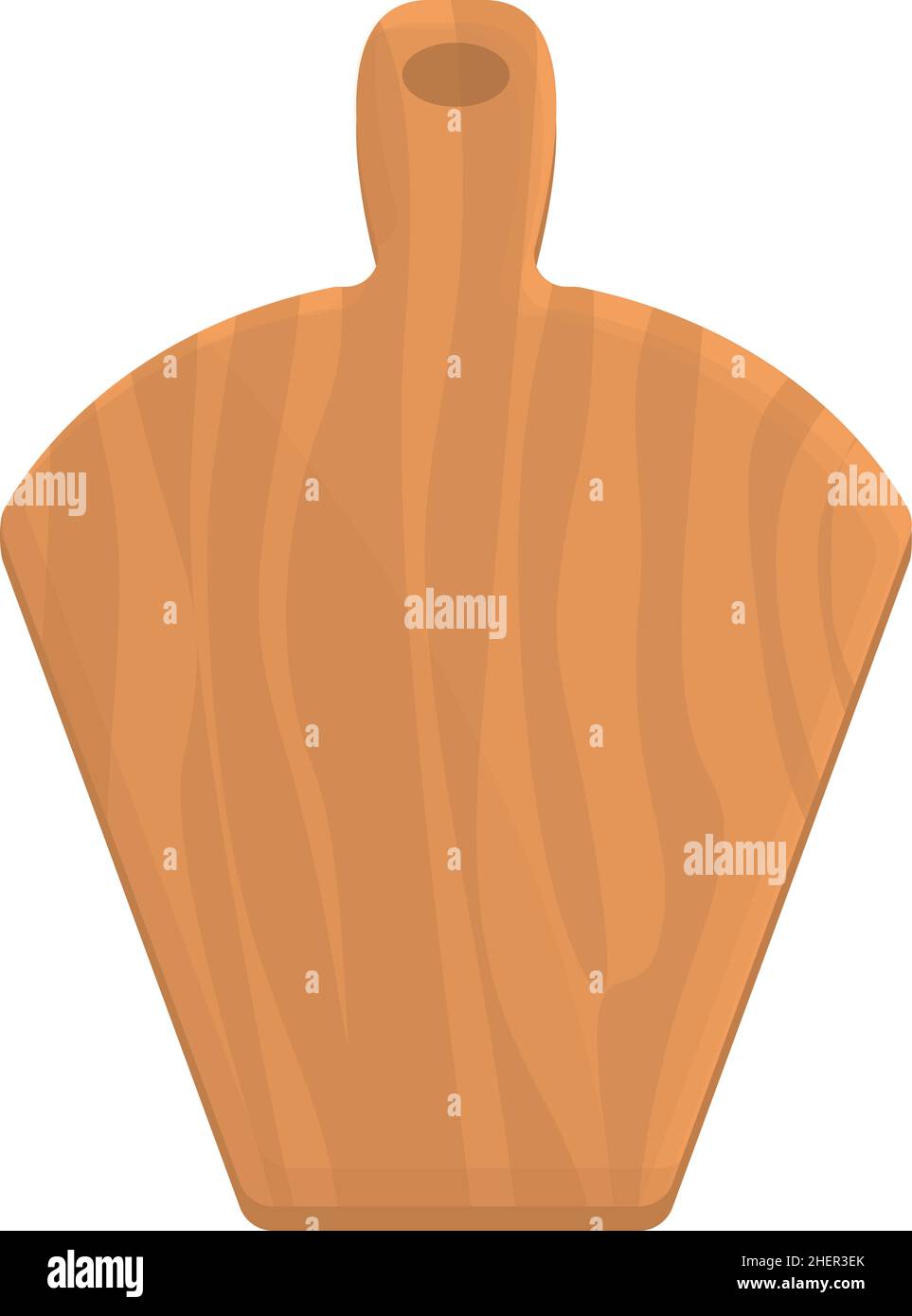 Table board icon cartoon vector. Wooden tableware. Kitchen plate Stock ...