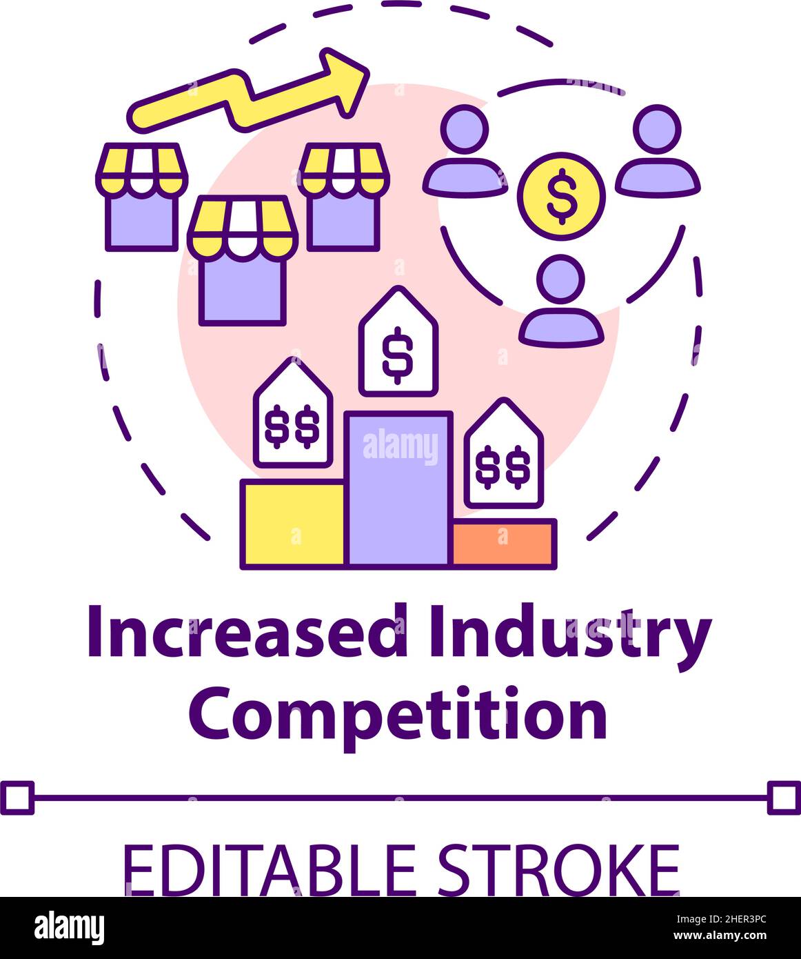 Pricing competition Stock Vector Images - Alamy